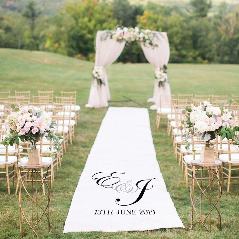 White Carpet Wedding - Etsy