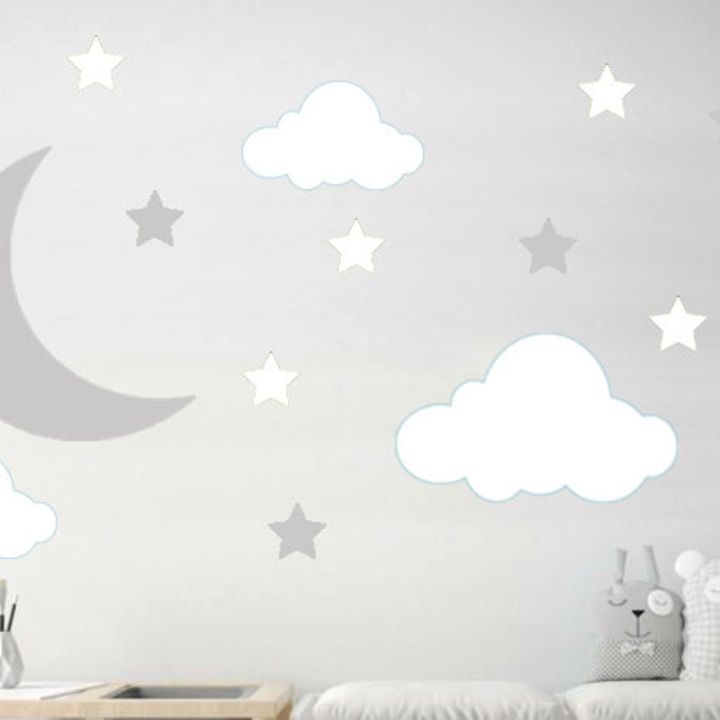Grey Wall Decal - Etsy