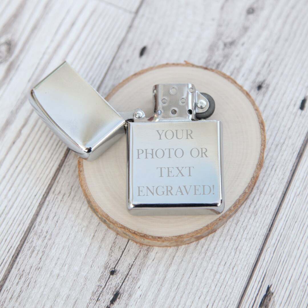 Personalised Engraved Lighter Your Text or Photo Gift Best Man - Etsy ...