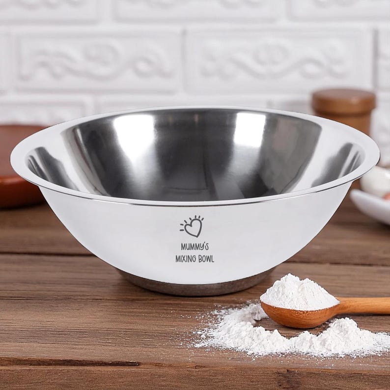 Personalised Engraved Mixing Bowl, Baking, Cake, Baker Gift, Gift for ...