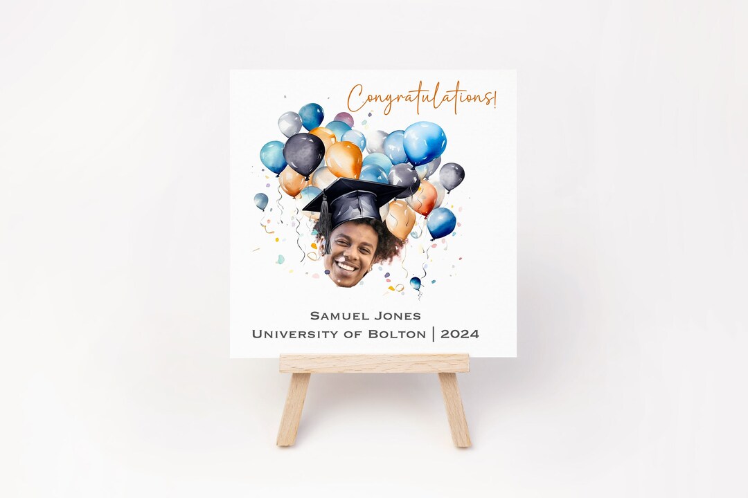Personalised Graduation Card, University, College, Celebration ...