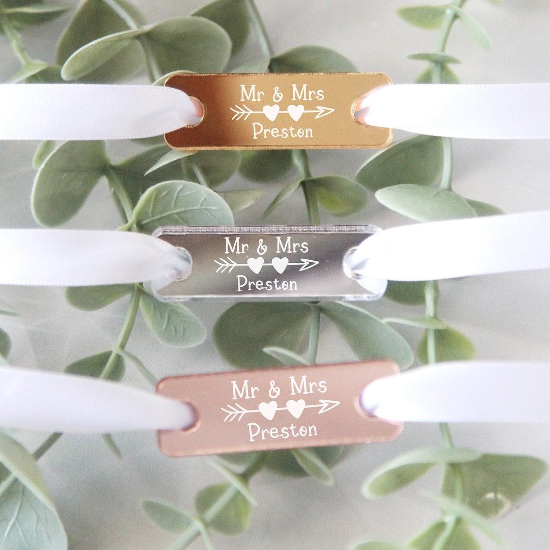 Personalised Trainer Tags, Engraved, Converse, Metallic, Running Shoes ...
