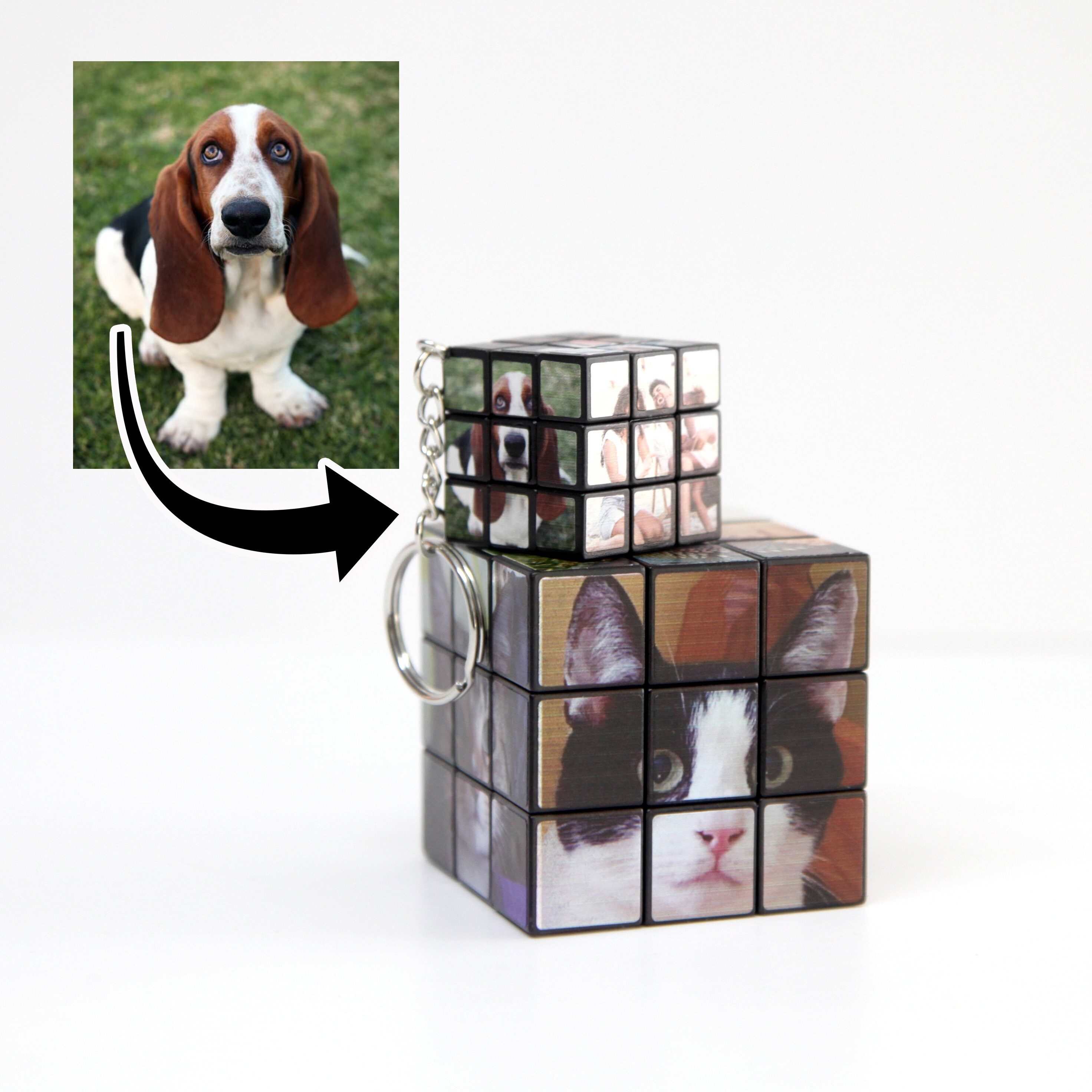 Personalised Rubiks Photo Cube Puzzle Gift Your Photo | Etsy