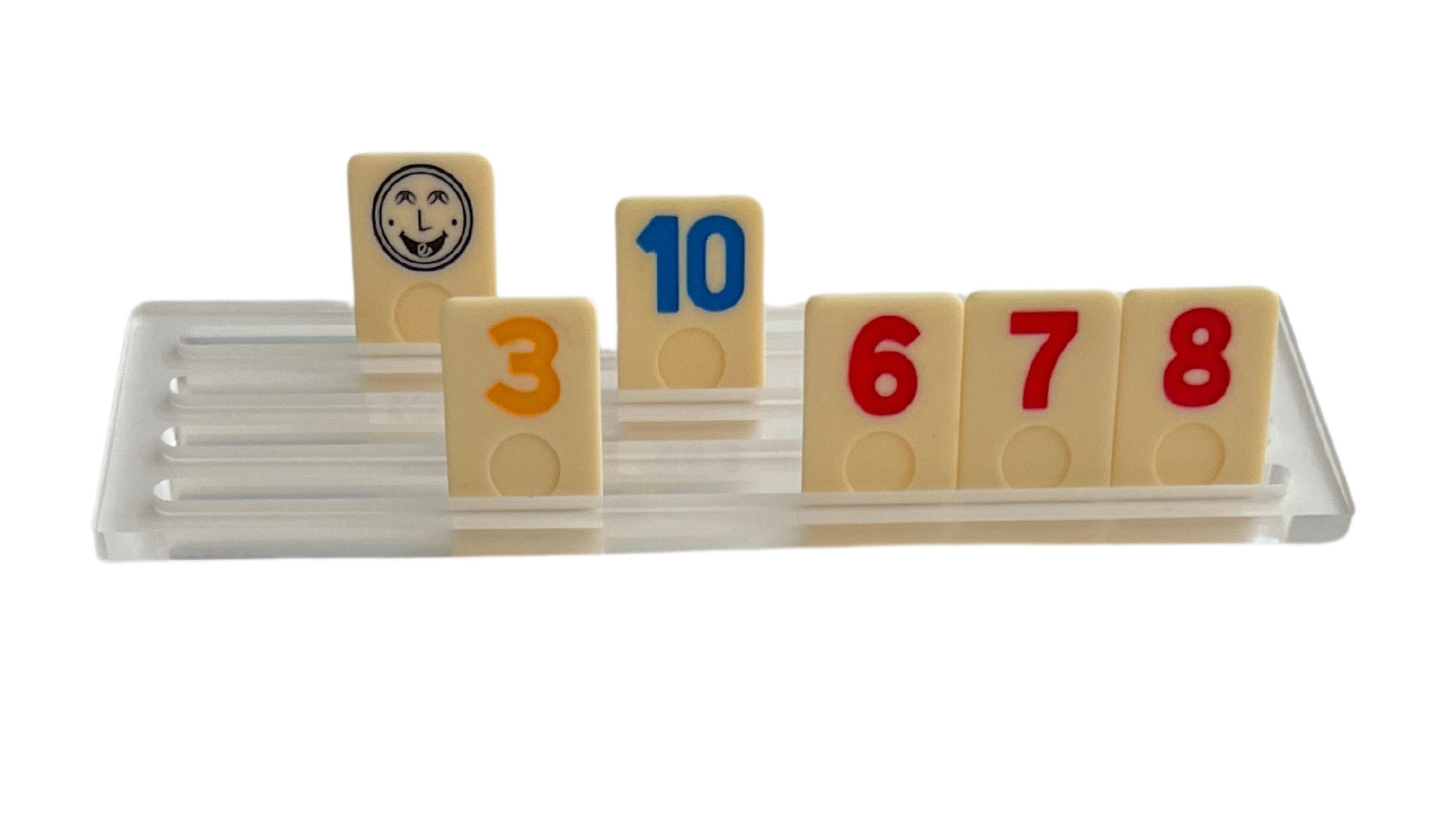 Personalized Acrylic Rummy Set | Modern Lucite Rummikub | Free ...