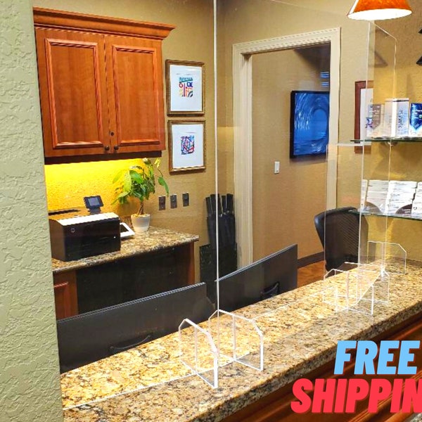 Sneeze Guard for Counter - Etsy