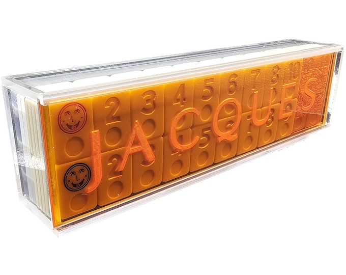 Personalized Acrylic Rummy Set | Modern Lucite Rummikub | Free ...