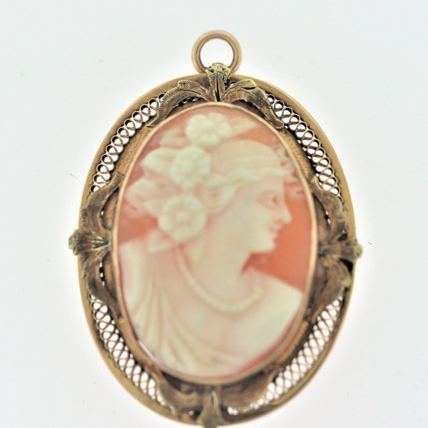 Antique Cameo Brooch - Etsy