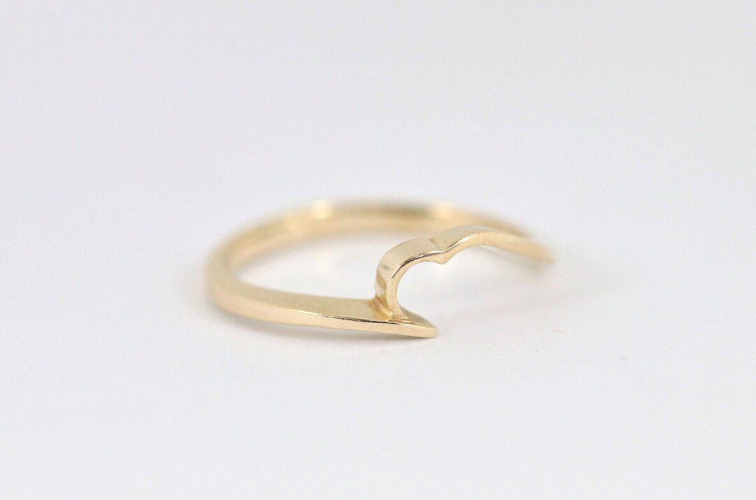 Freeform Ring in 14K Yellow Gold - Etsy