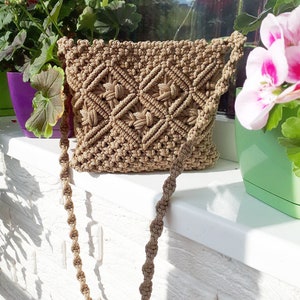 Macrame Bag Handmade Bag Gift for Her Macrame Shoulder Bag - Etsy