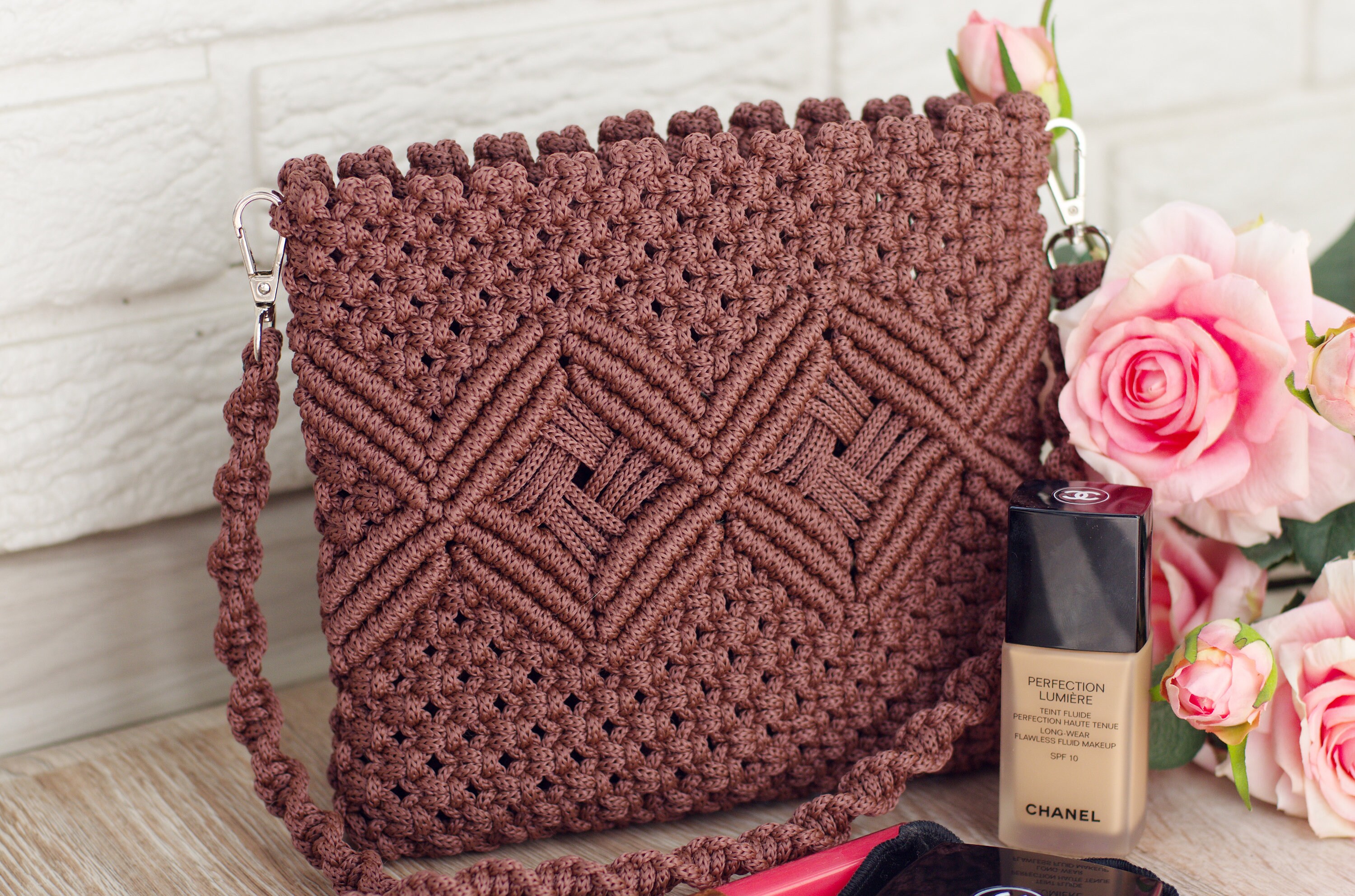 Macrame Bag Handmade Bag Gift for Her Macrame Shoulder Bag - Etsy