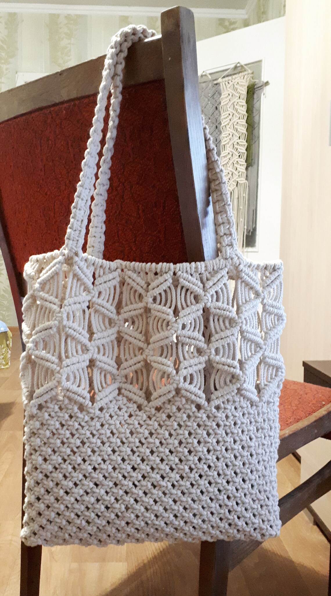 Macrame Bag Handmade Bag Gift for Her Macrame Shoulder Bag - Etsy