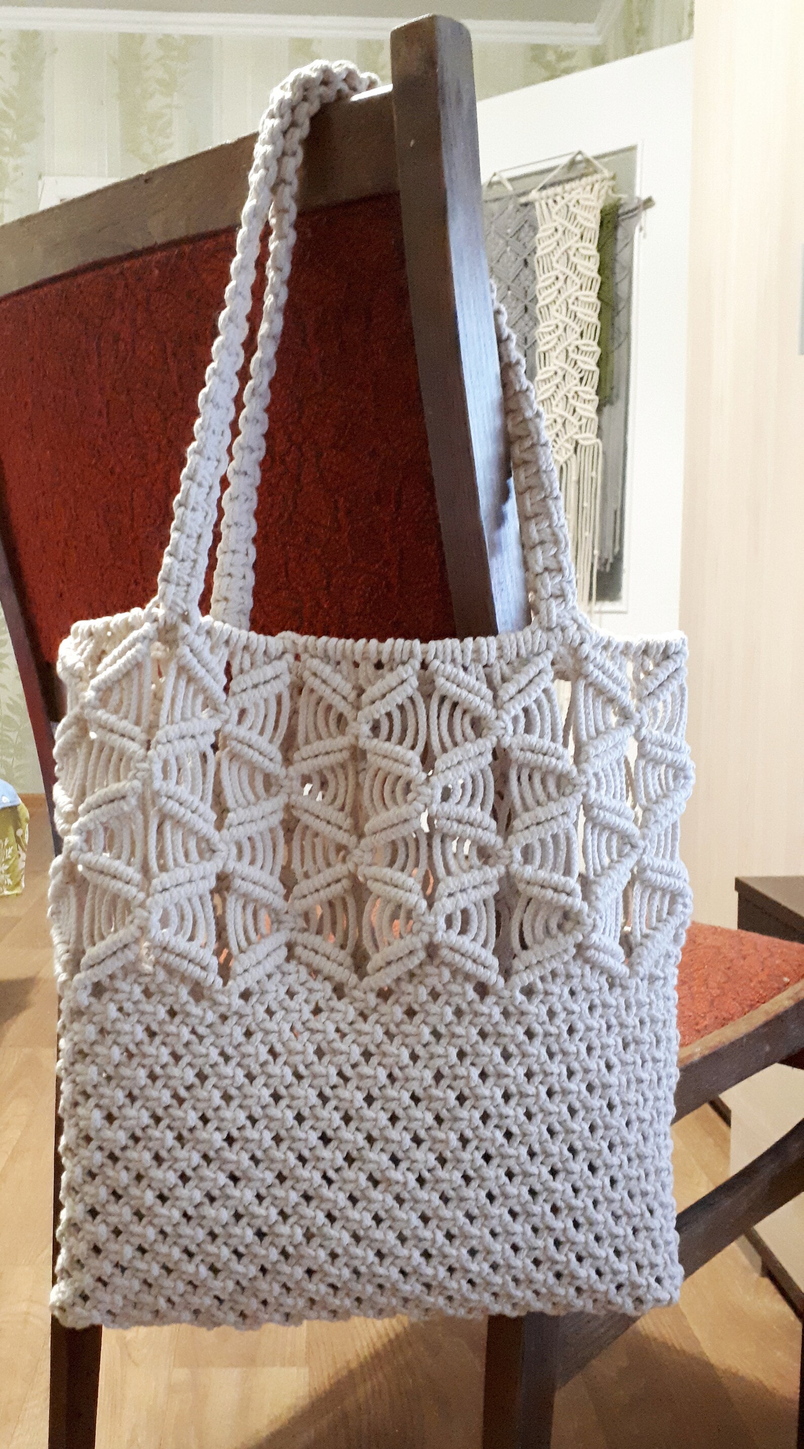 Macrame Bag Handmade Bag Gift for Her Macrame Shoulder Bag - Etsy