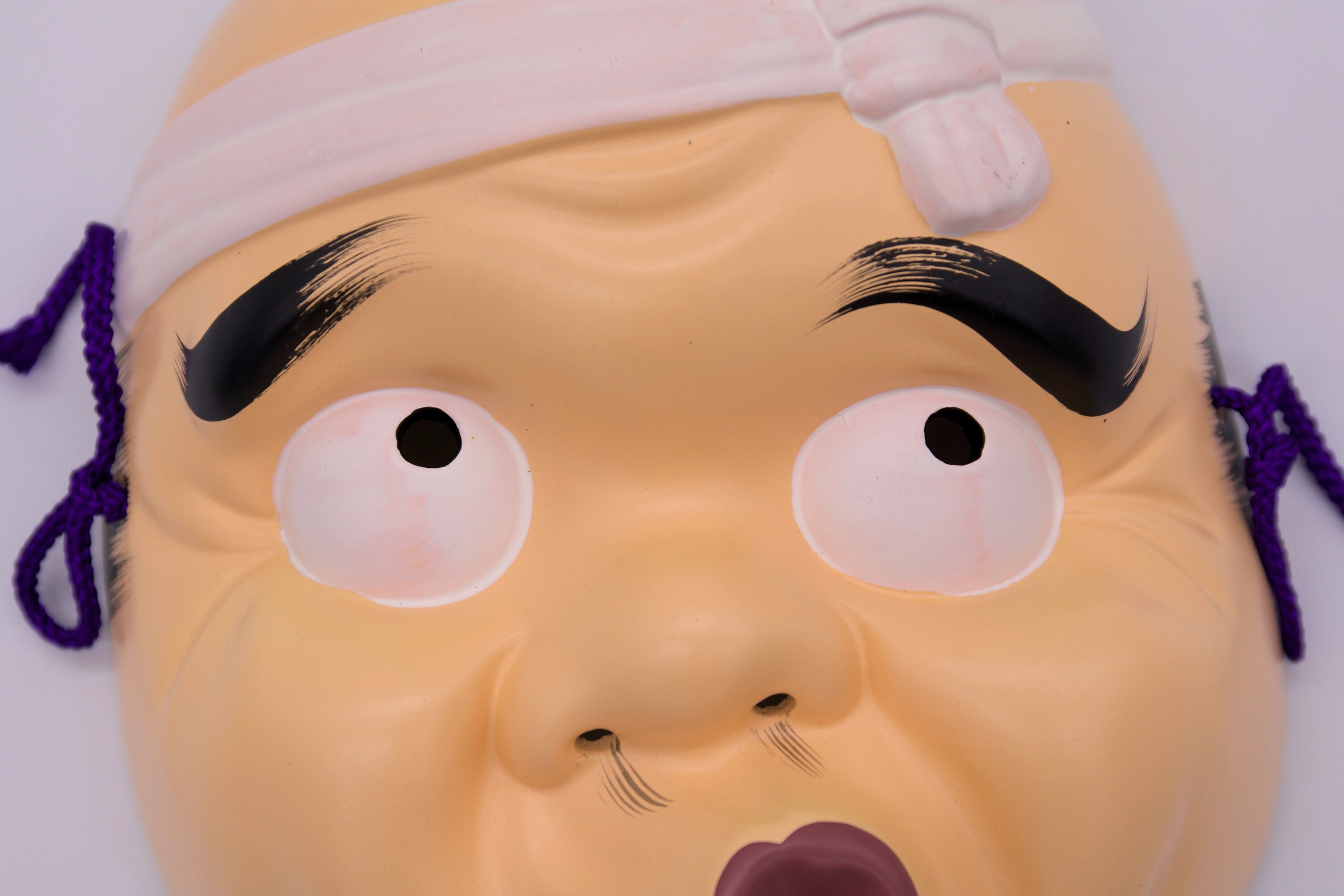 HYOTTOKO Japanese Mask Omen Noh Theatre Fire Clown Fortune | Etsy