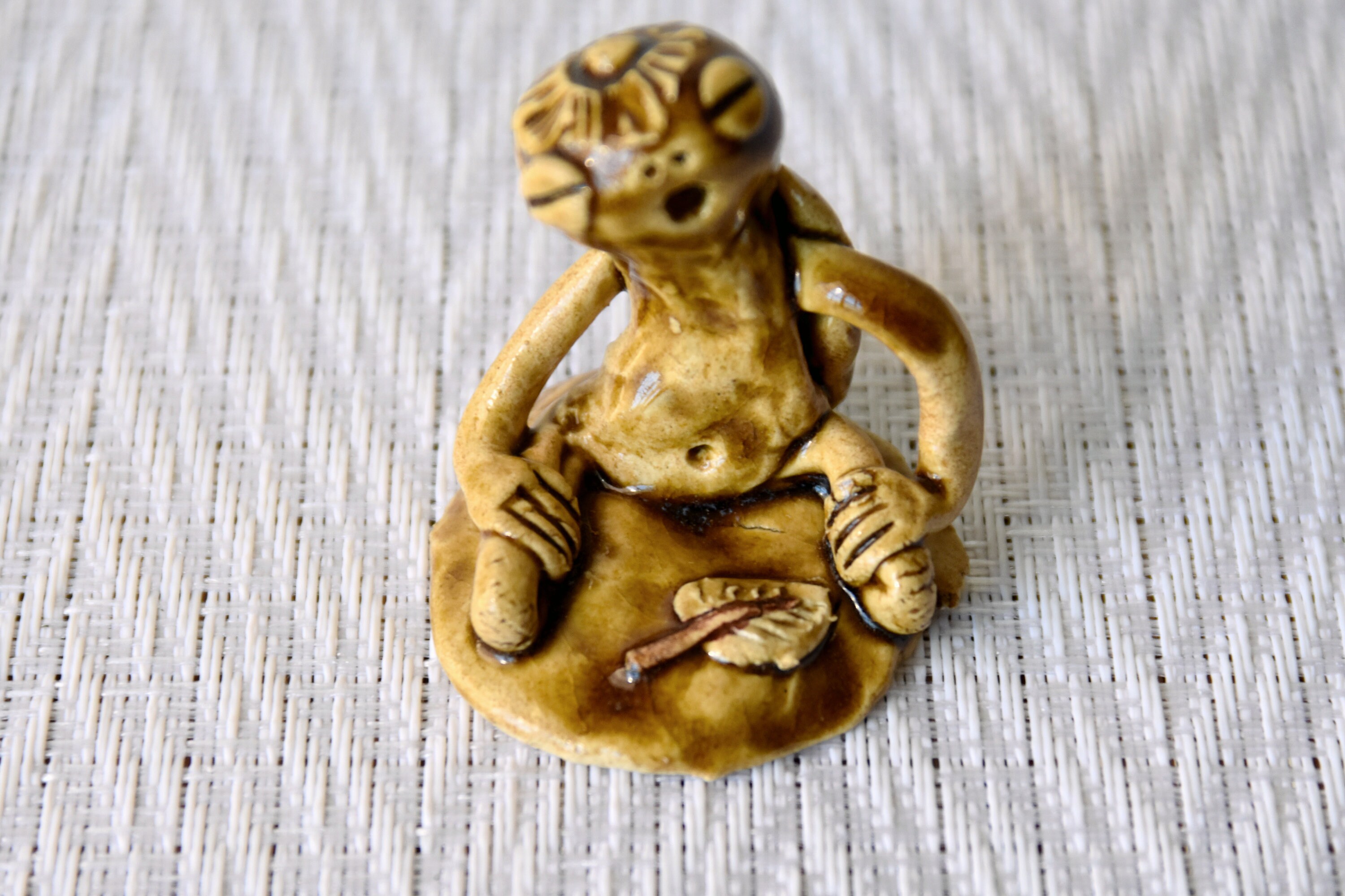 GARAPPA Japanese Yokai Kappa Figurine Statue Creature Okimono | Etsy