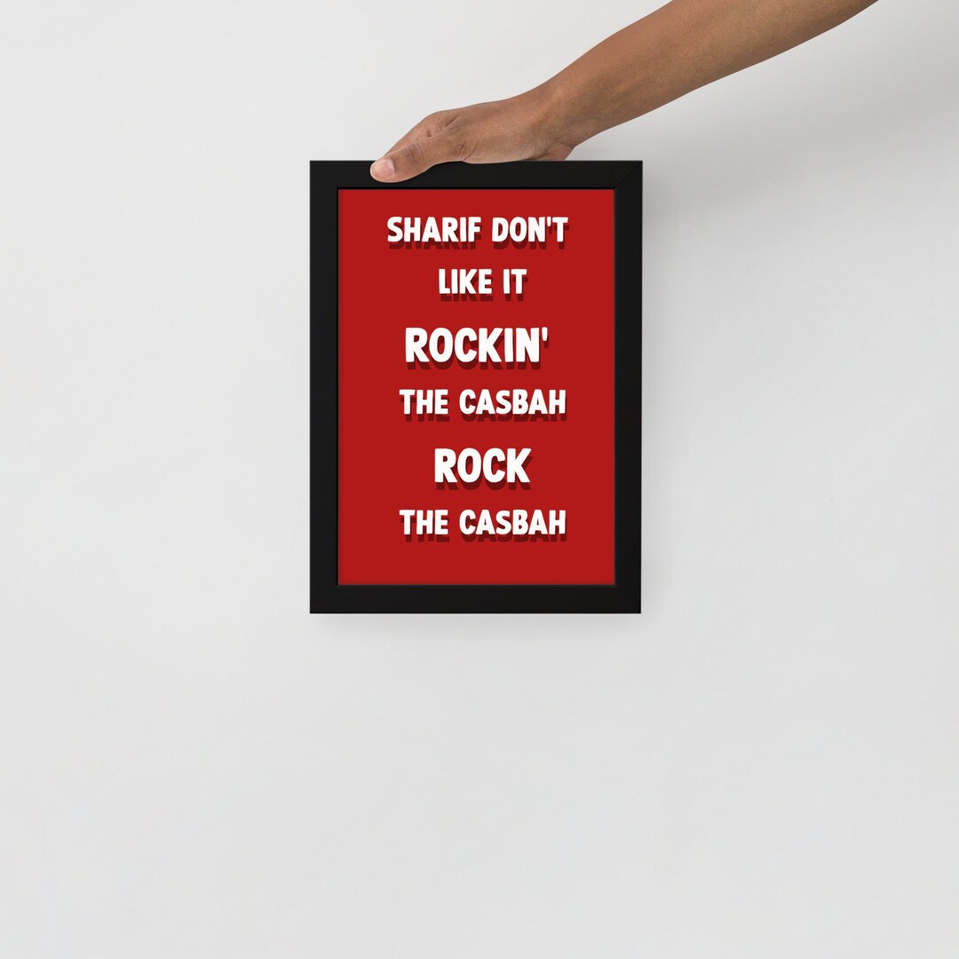 Clash Framed A4 Poster - Etsy