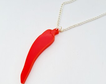 Chilli Necklace | Etsy UK