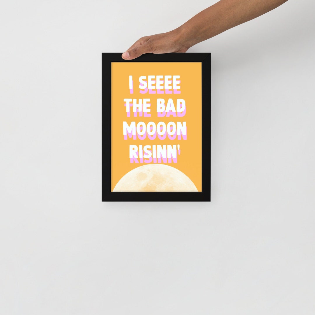 Bad Manframed A4 Poster - Etsy