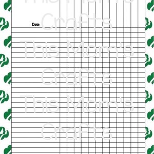 Girl Scout Activity and Meeting Attendance Tracker Instant Download - Etsy