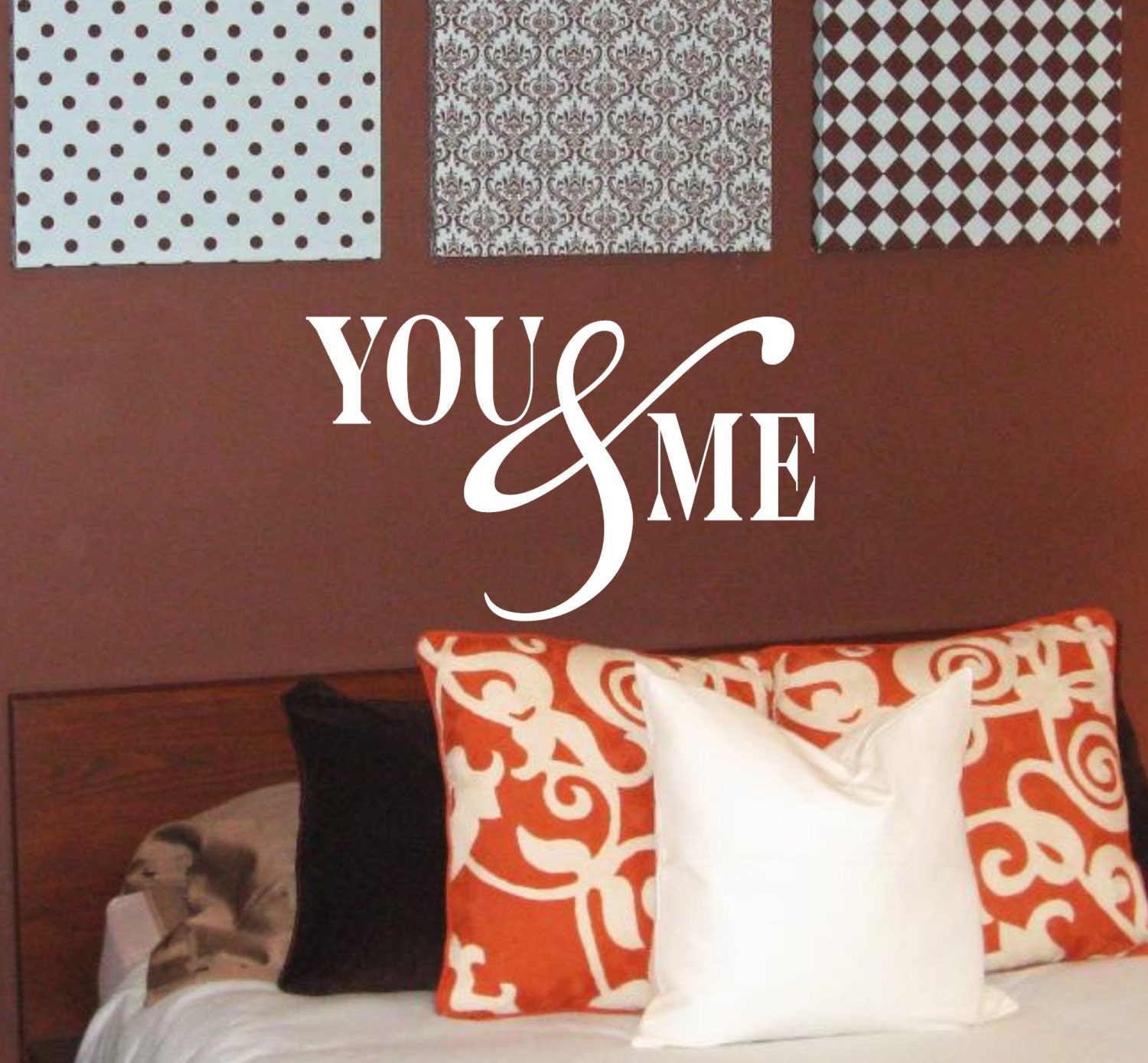 You And Me Master Bedroom Wall Decor Wall Decal Quote Vinyl