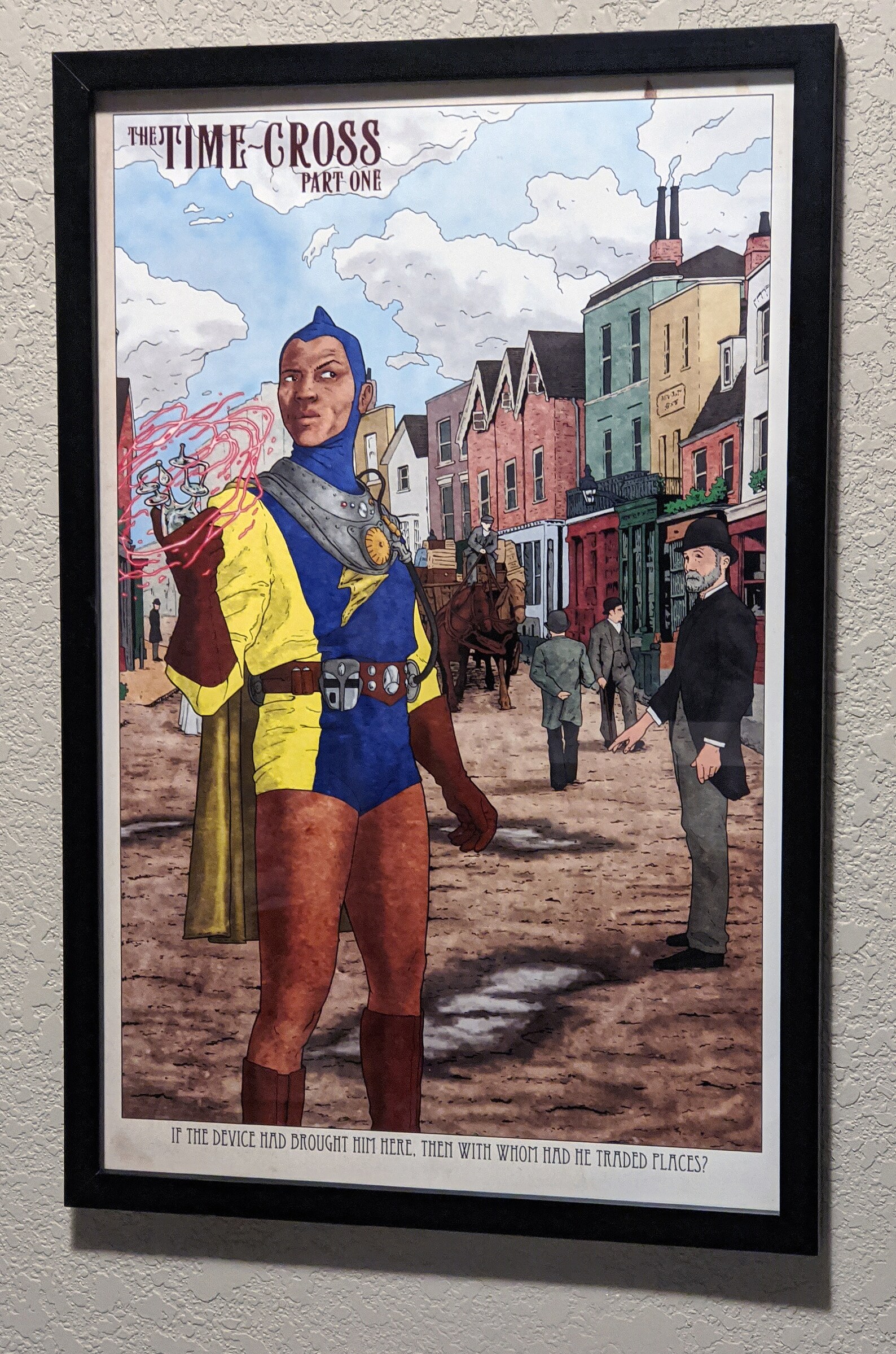 Retro Sci-fi Art Print The Time-Cross Part One | Etsy