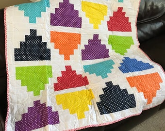 Polka dot quilt | Etsy