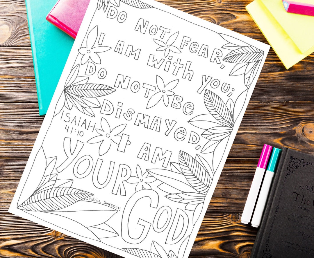 Digital Download do Not Fear I Am With You - Etsy