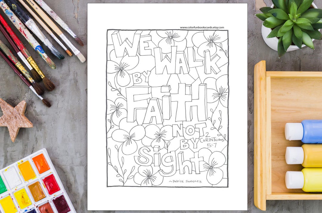 Digital Download "walk by Faith" - Etsy