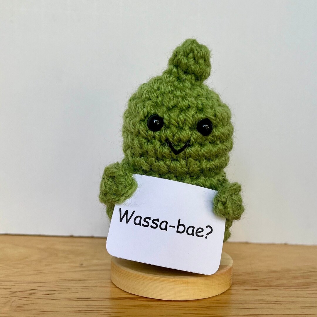 Emotional Support Wasabi, Office Decor, Home Decor, Desk Buddy, Pick Me ...