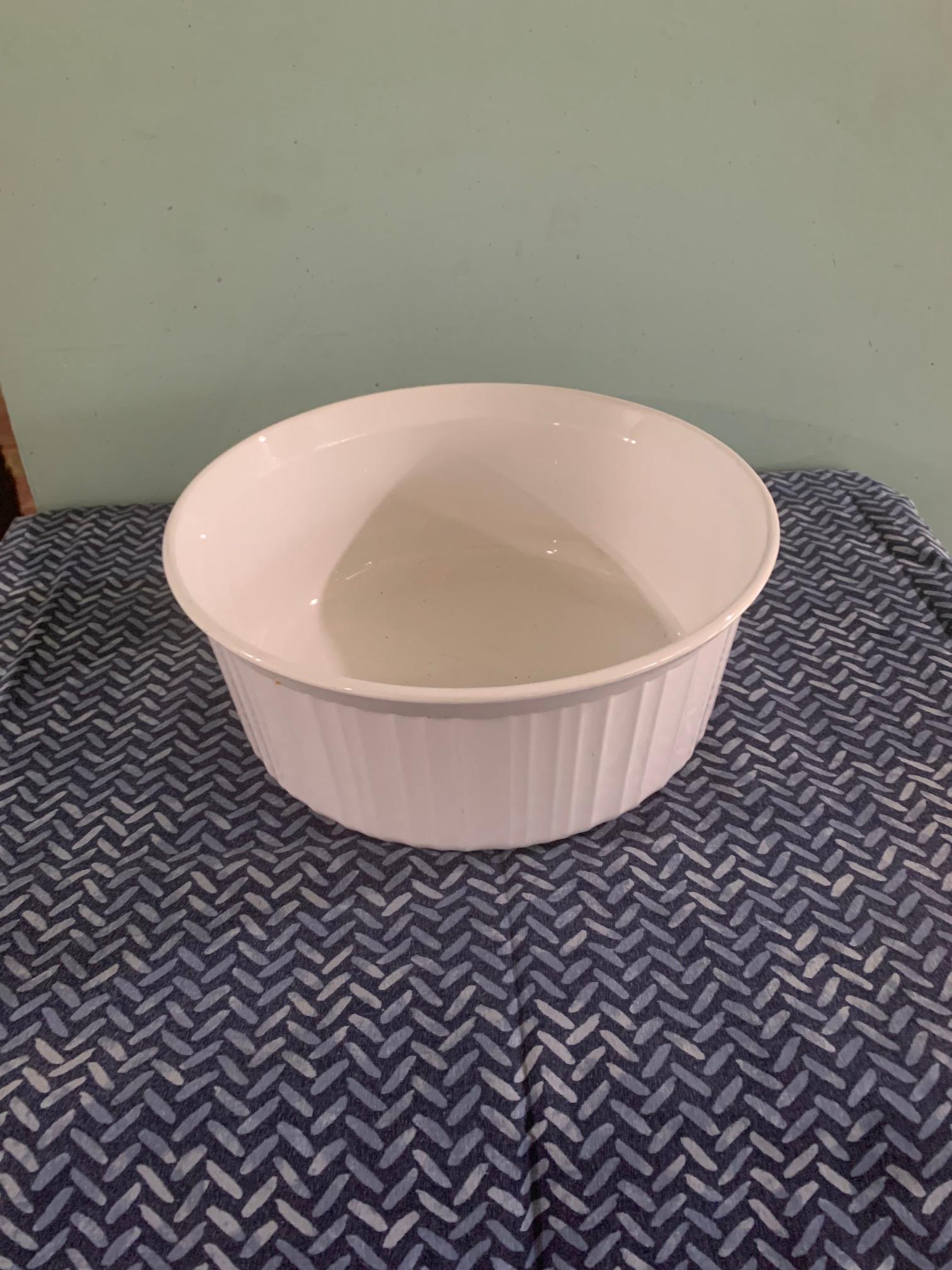 Vintage Corning Ware French White Pattern - Casserole Dishes (various ...