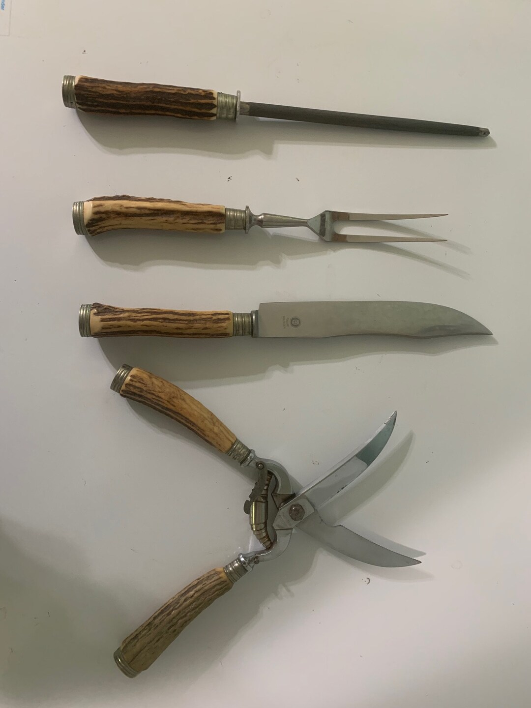 Vintage Soligen Rostfrei Carving Set - Etsy