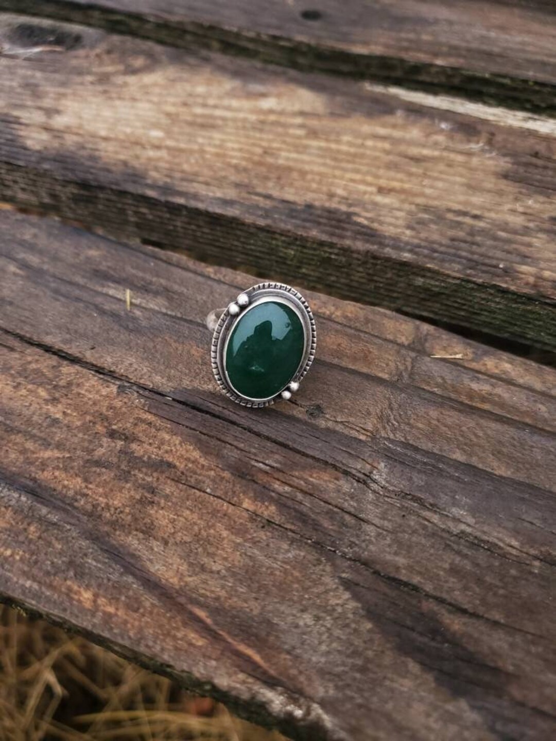 Green Quartz Ring, Green Statement Jewelry, Handmade Quartz Jewelry ...