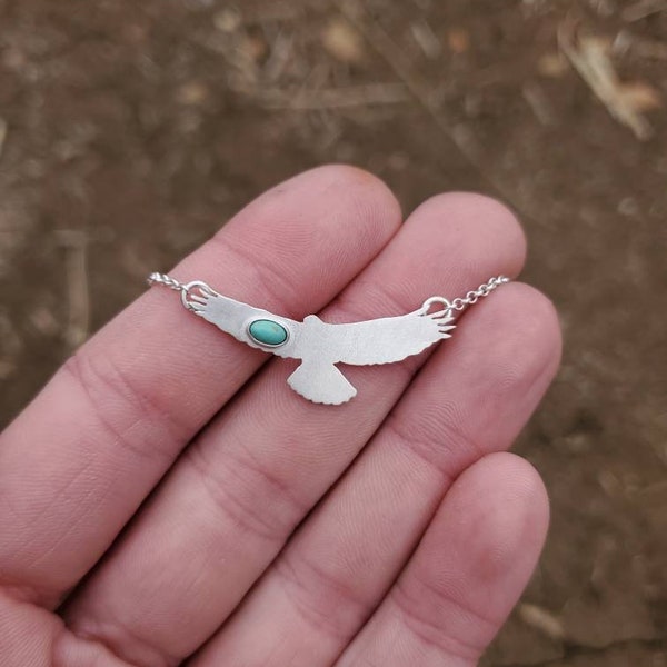Hawk Necklace - Etsy