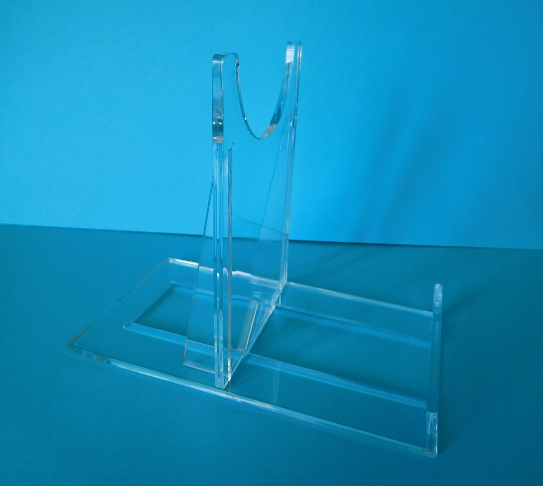 10 Giant 2 Part Perspex Clear Display Stands Ideal for Tablet, Ipad ...