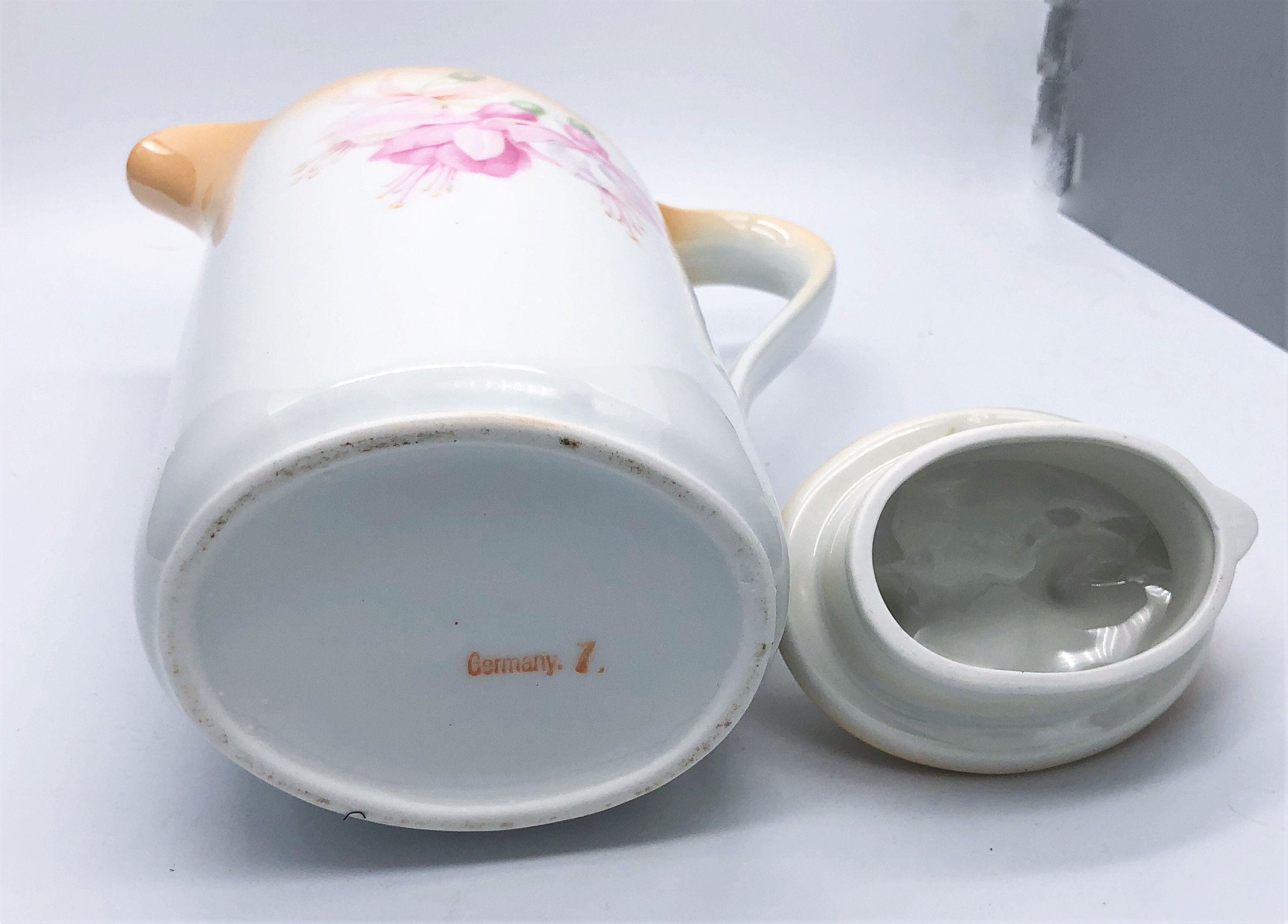 Antique German Coffee Pot Vessra 1920s Art Deco White and - Etsy