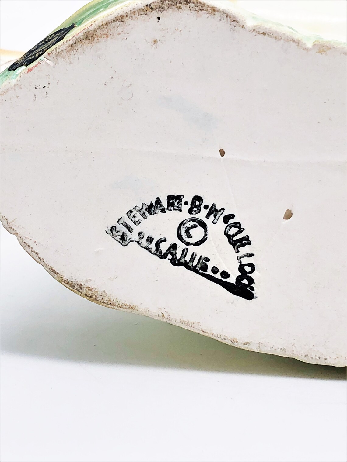 Stewart B Mcculloch California Pottery Tan Beige Horse White - Etsy