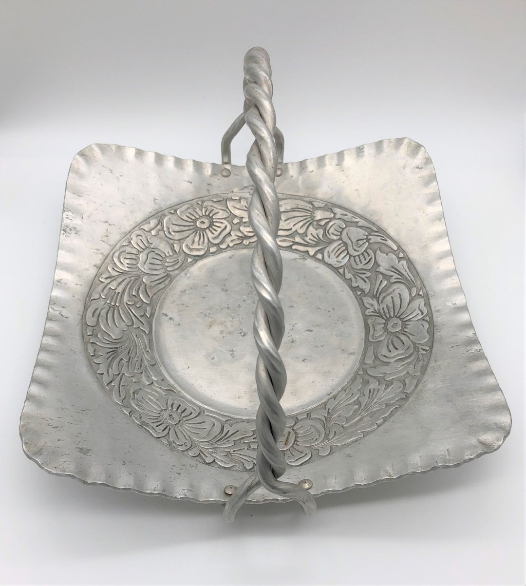 MCM Everlast Forged Hammered Aluminum Serving Tray With - Etsy