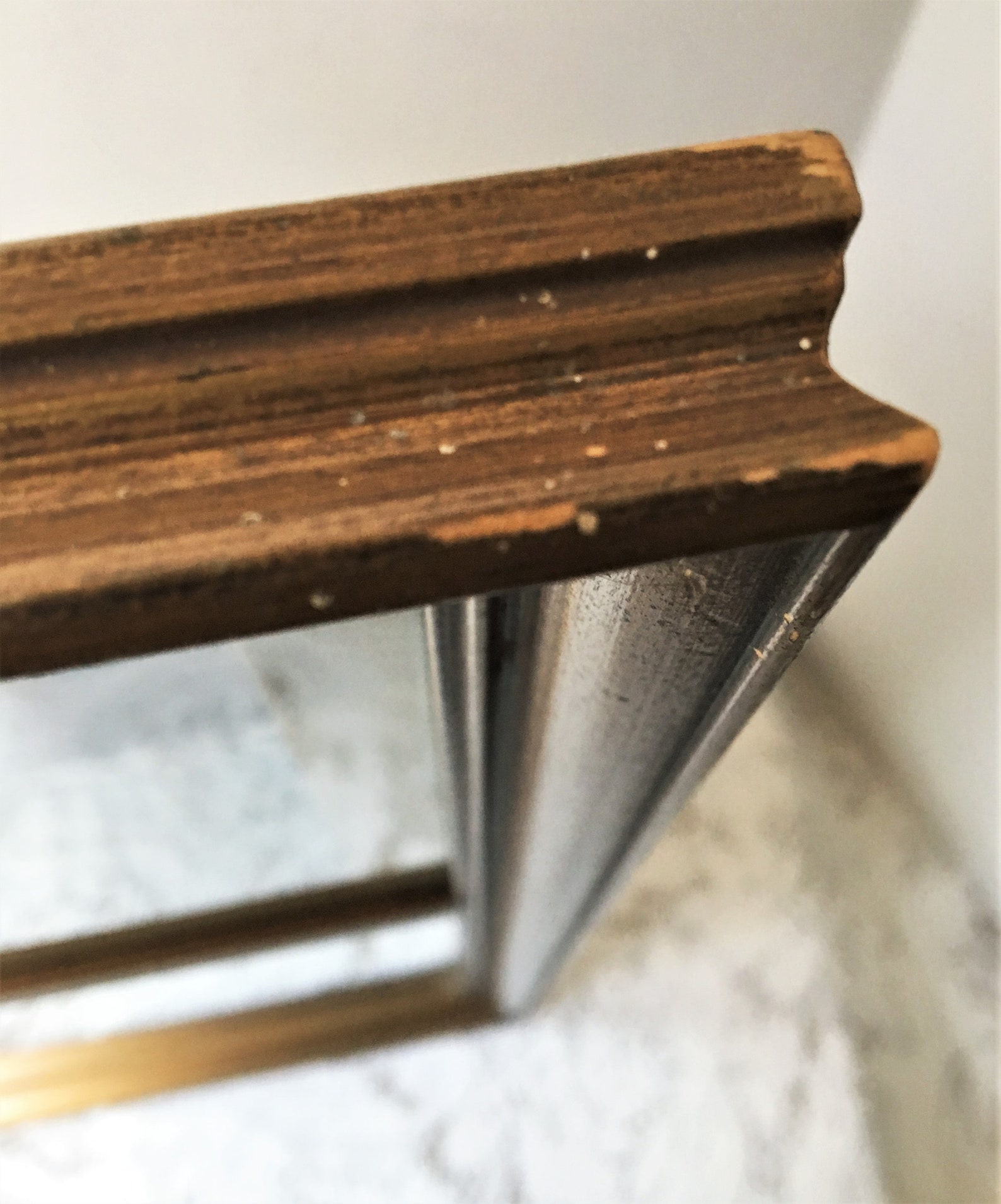 Mid Century Hall Mirror Mallard Duck Insert Initials A J D - Etsy