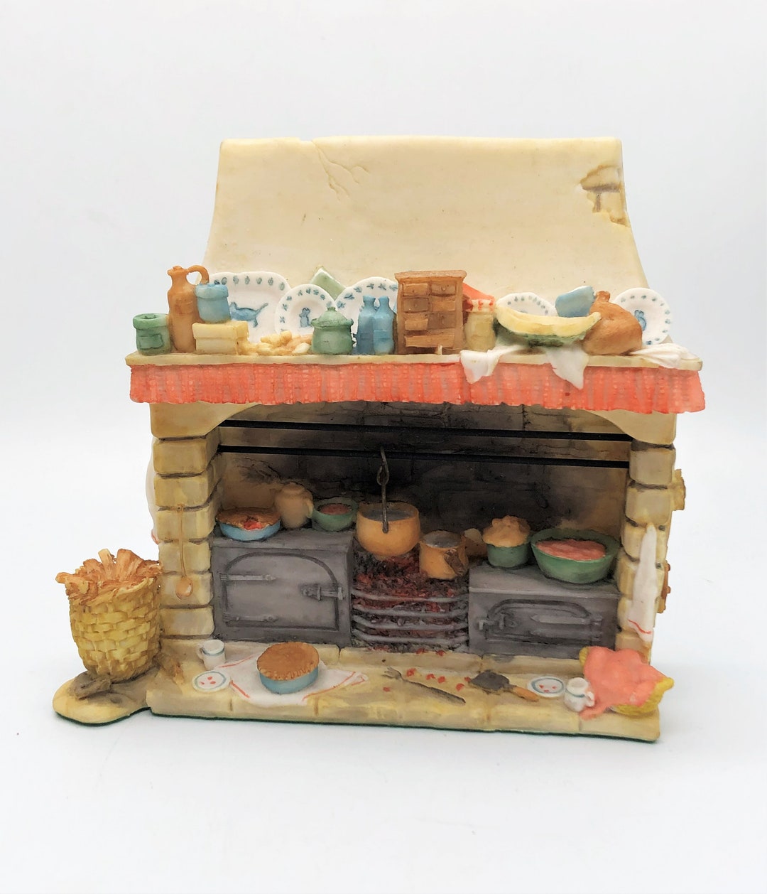 Brambly Hedge by Enesco Miniature the Fireplace by Jill Barklem Kitchen ...