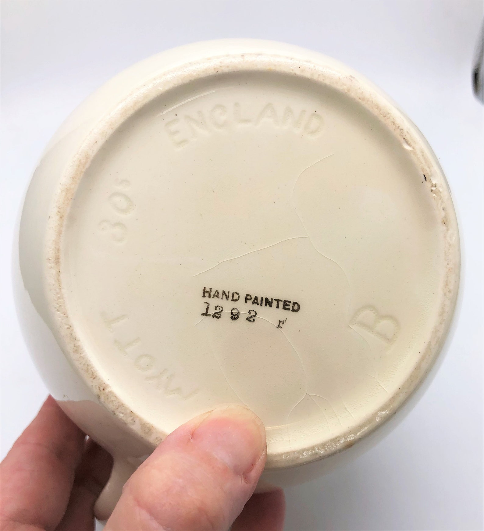 Myott Art Deco Milk Jug With Red and Black Thin Strips Hand Painted ...