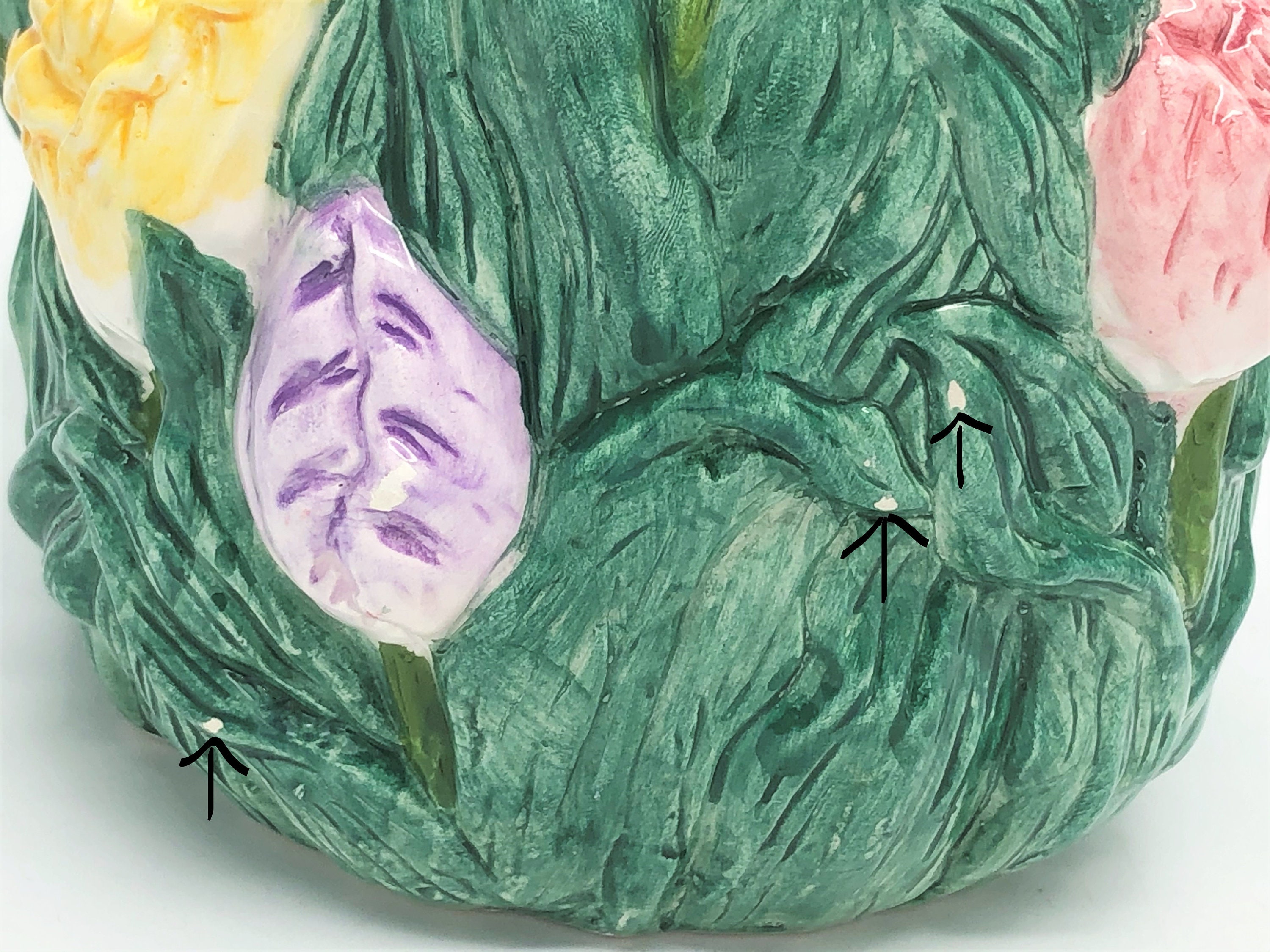 Vintage Nantucket Ceramic Relief Pitcher with Hand Painted | Etsy