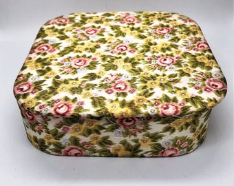 1970s Glove Box Trinkets Jewelry Box Handkerchief Box - Etsy
