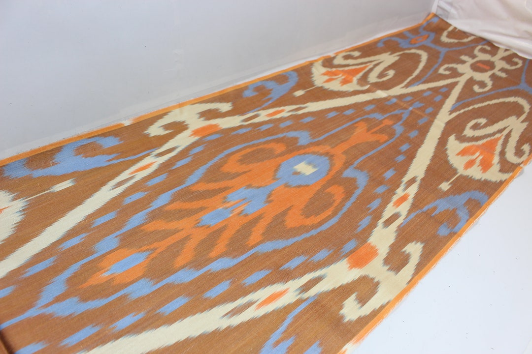 Silk Ikat Fabric, Ikat Fabric by the Yard, Ikat Upholstery Fabric, Ikat ...