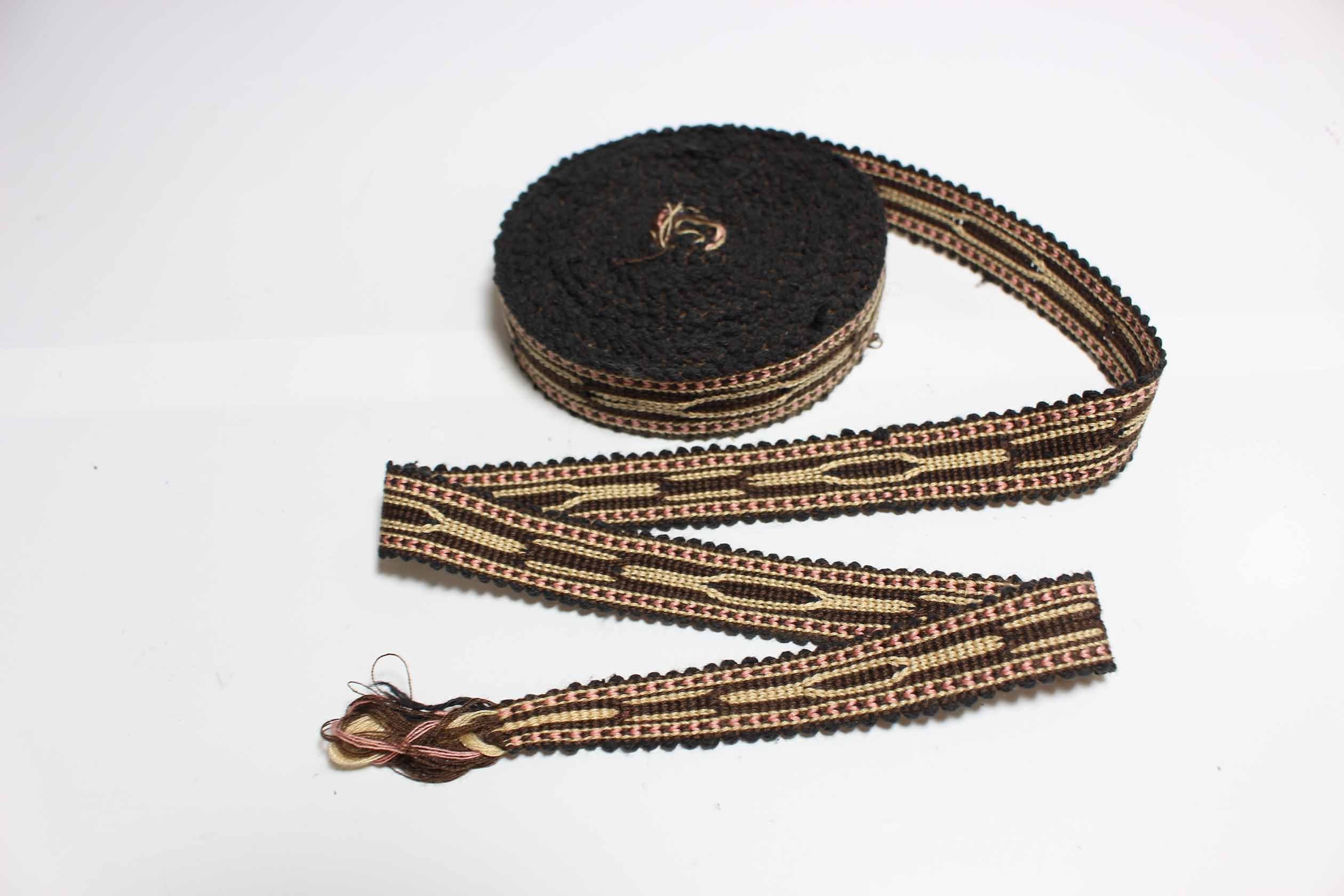 Borders,Ribbon R35. Hand Woven Ribbon Borders Upholstery Cotton Hand ...