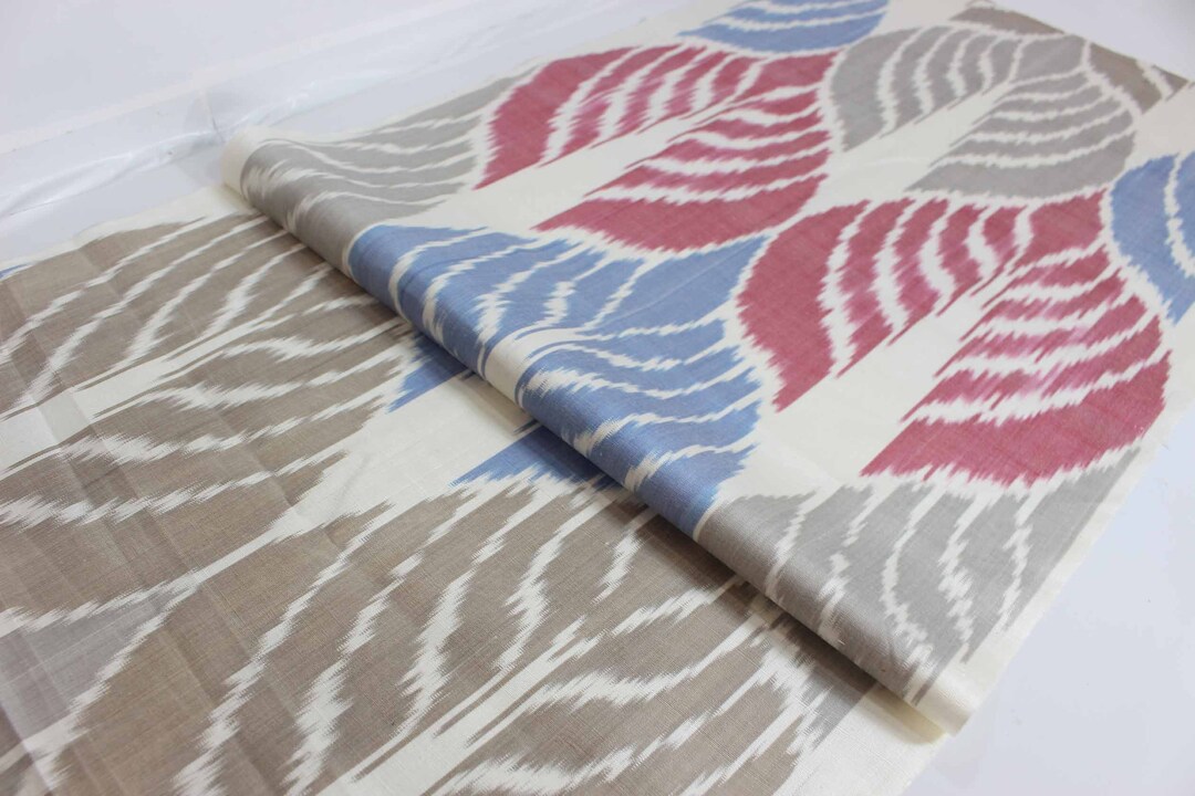 Silk Ikat Fabric, Ikat Fabric by the Yard, Ikat Upholstery Fabric, Ikat ...