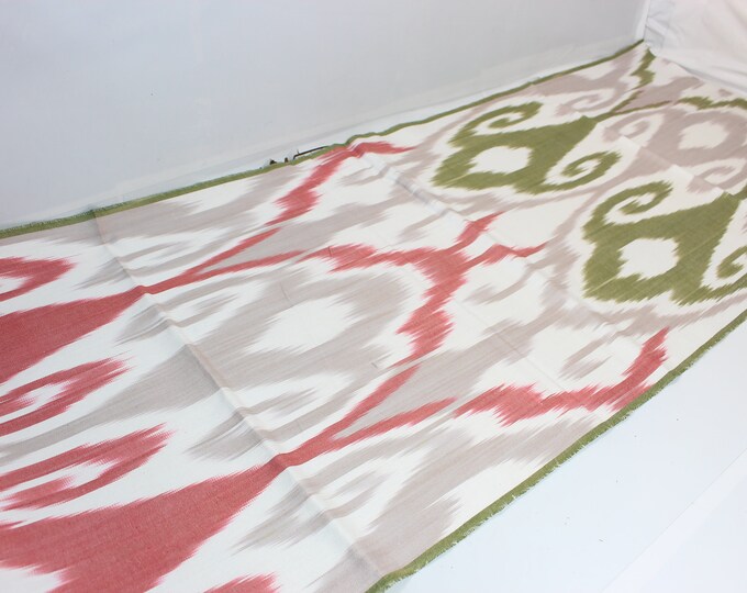 Cotton Ikat Fabric, Ikat Fabric by the Yard, Ikat Upholstery Fabric ...