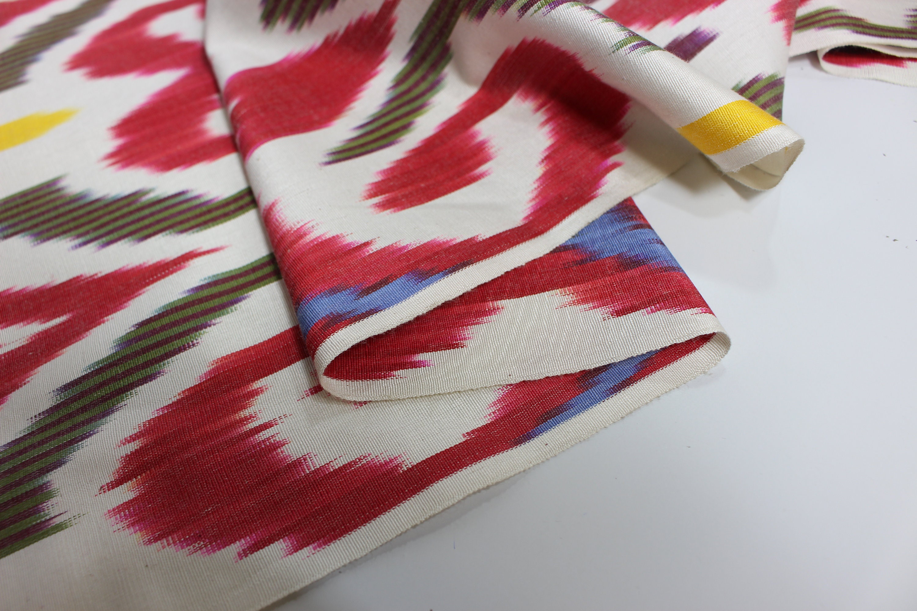 Silk Ikat Fabric Ikat Fabric by the Yard Ikat Upholstery - Etsy