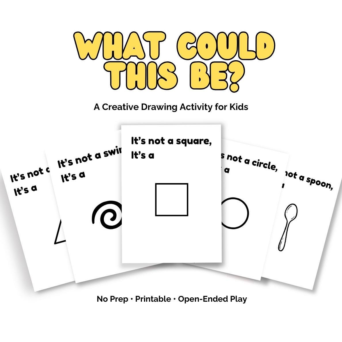 Creative Thinking Worksheets for Kids Drawing Activity Fun Imagination ...