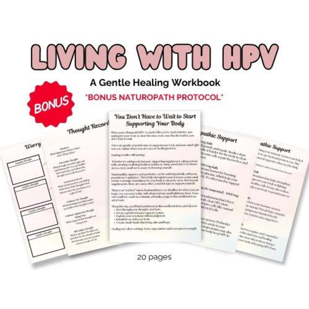 HPV Healing: Naturopath Protocol Workbook - Etsy