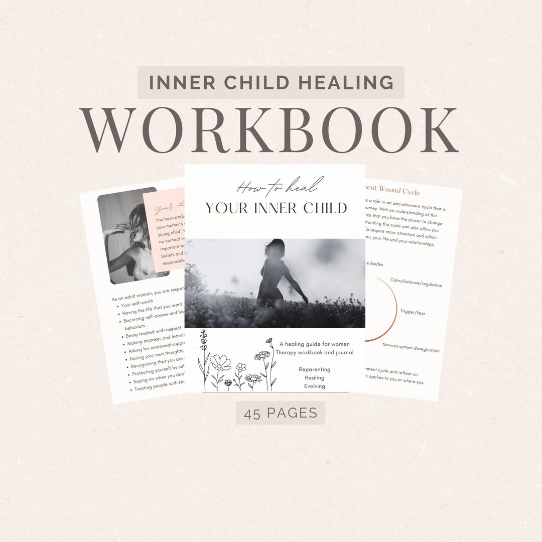 Inner Child Healing Workbook: Therapy Journal (digital Download) - Etsy