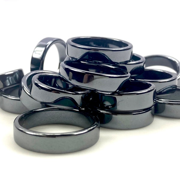 Hematite Ring - Etsy